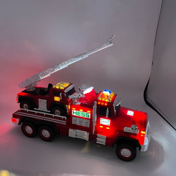 Hess | Toys | Hess Fire Truck Ladder Rescue Lights Blazing Sirens Tower ...